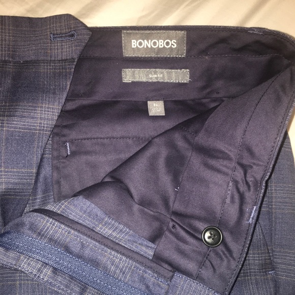 Bonobos | Pants | Nwt Bonobos Plaid Wool Jetsetter Slim Fit Trousers Dress Suit Pants | Poshmark